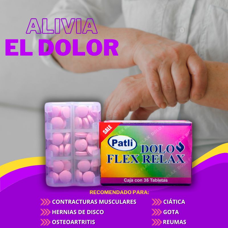 Dolo Flex Relax 35 tabletas - ¡Envío Gratis a todo México!